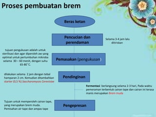Teknologi Fermentasi pada Brem | PPTX