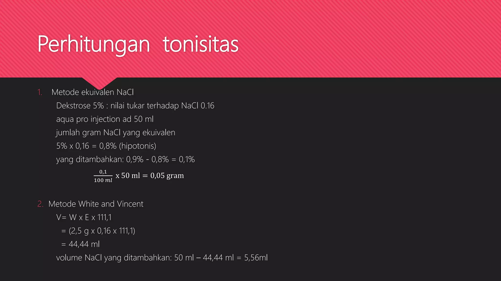 Teknologi formulasi iii infus dekstrosa | PPTX