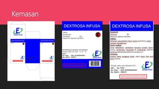 Teknologi formulasi iii infus dekstrosa | PPTX