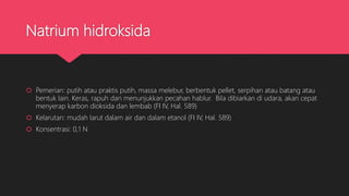 Teknologi formulasi iii infus dekstrosa | PPTX