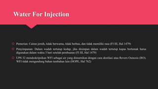 Teknologi formulasi iii infus dekstrosa | PPTX