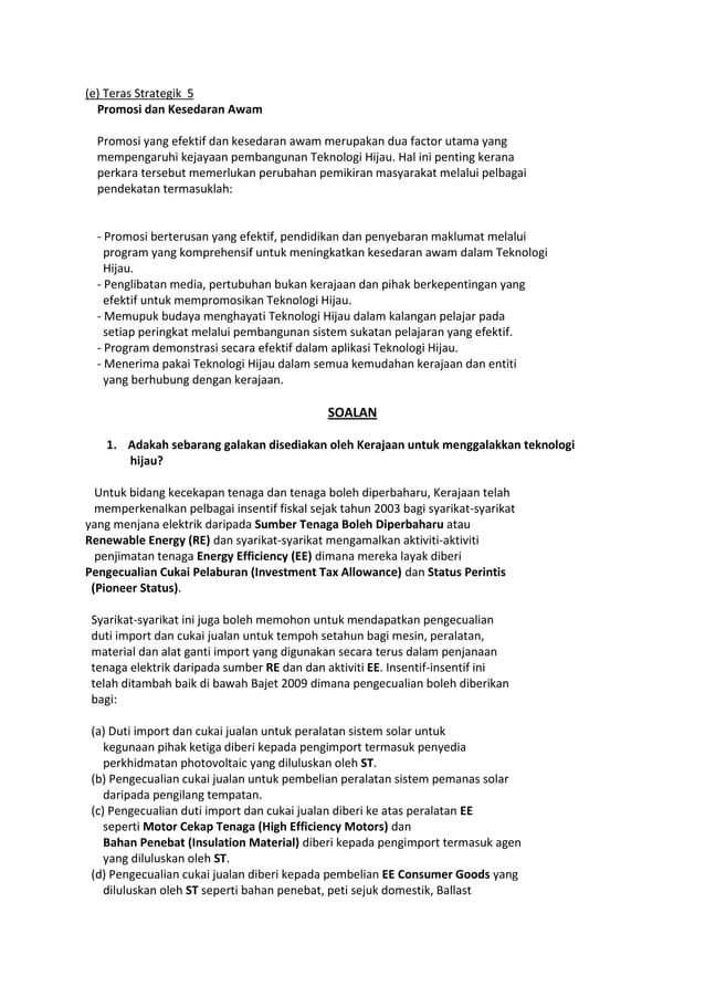 Teknologi hijau | DOCX