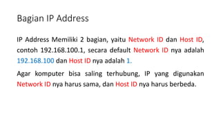 Teknologi Informasi 6 - IP Address Jaringan | PPTX