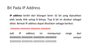 Teknologi Informasi 6 - IP Address Jaringan | PPTX