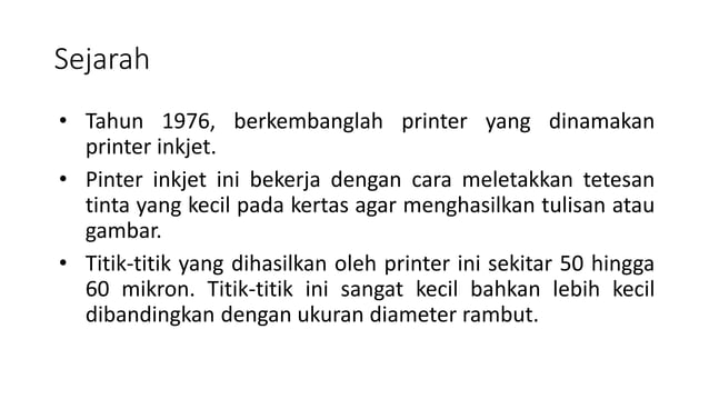 Teknologi Informasi 8 - Perkembangan Mesin Cetak | PPT