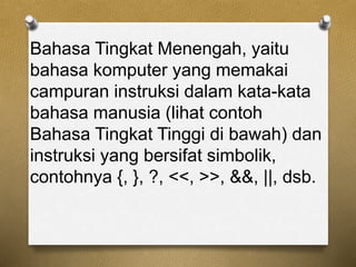 fungsi, proses kerja komputer dan telekomunikasi serta berbagai ...