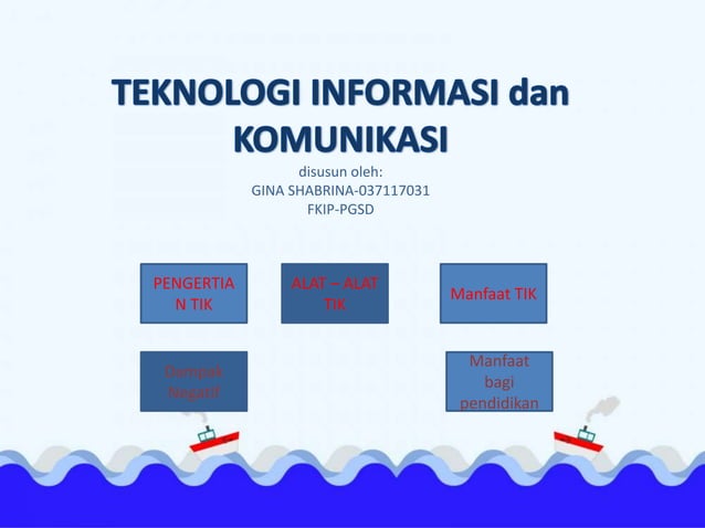 Teknologi informasi dan komunikasi | PPTX