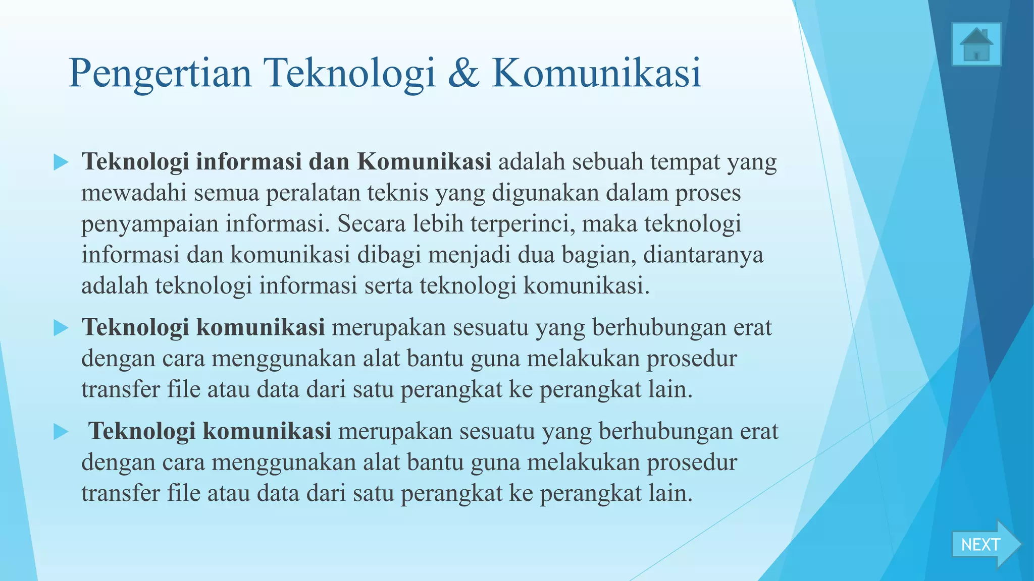 Teknologi informasi dan komunikasi | PPT
