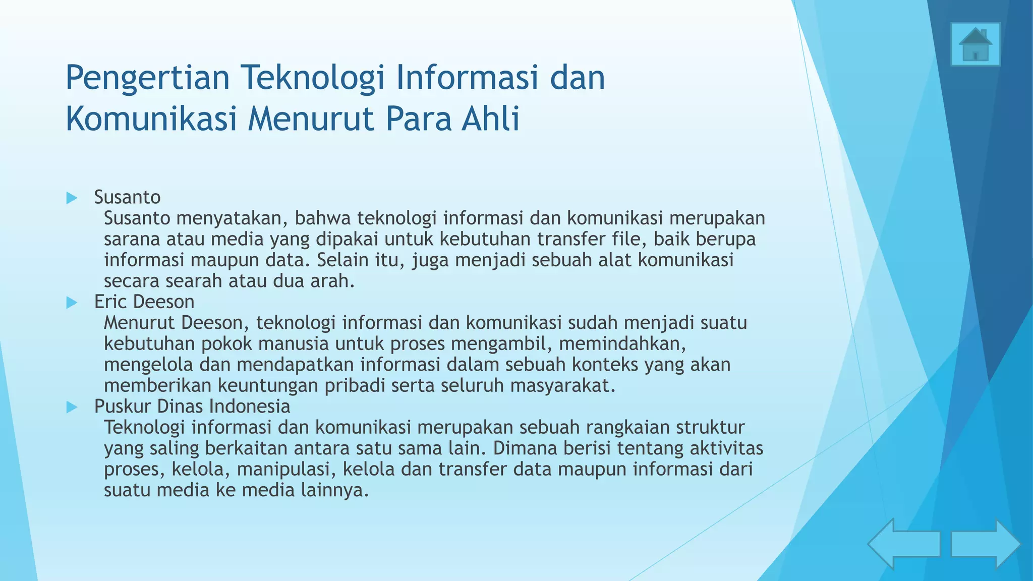 Teknologi informasi dan komunikasi | PPT