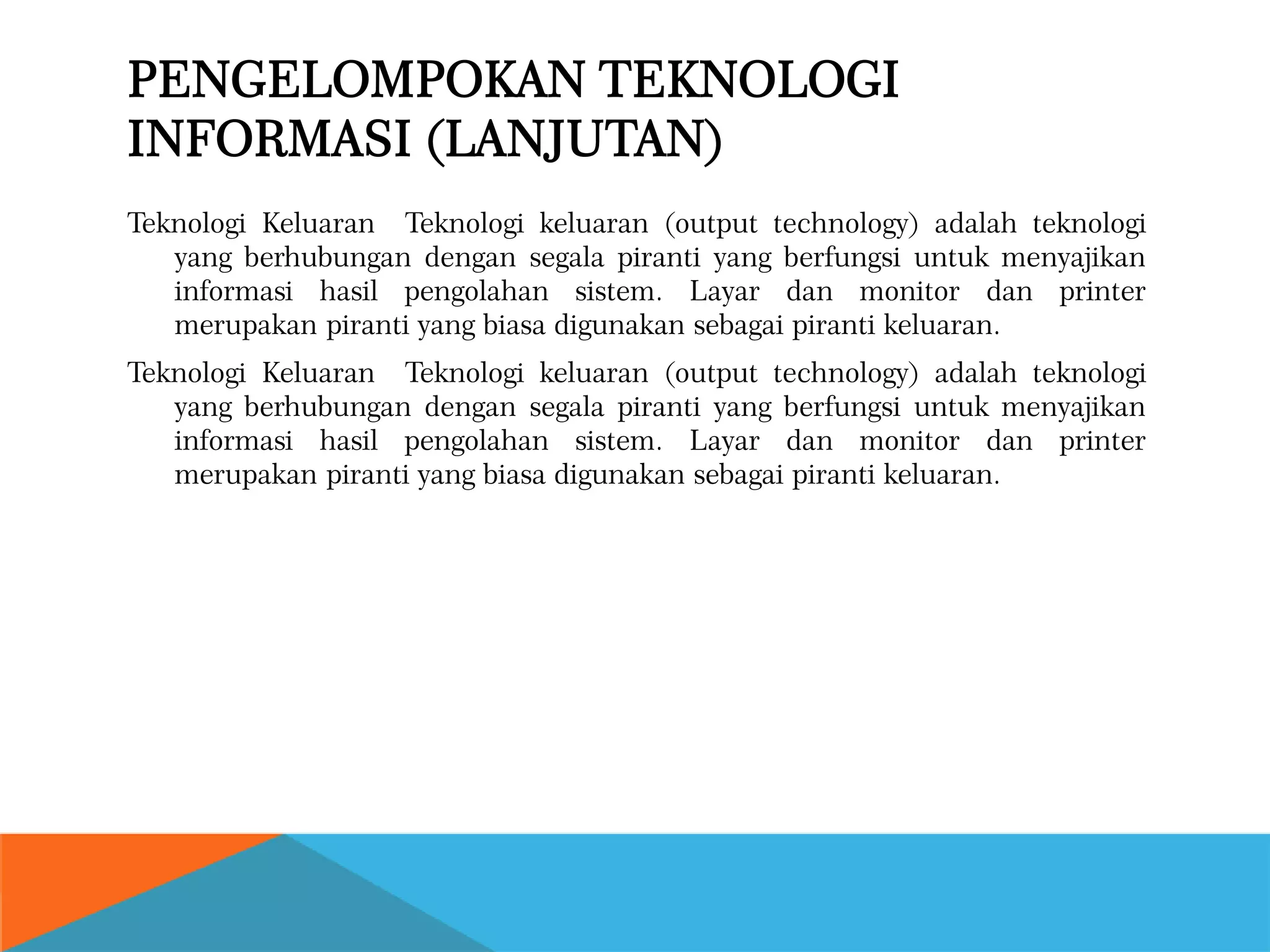 Teknologi informasi dan komunikasi | PDF