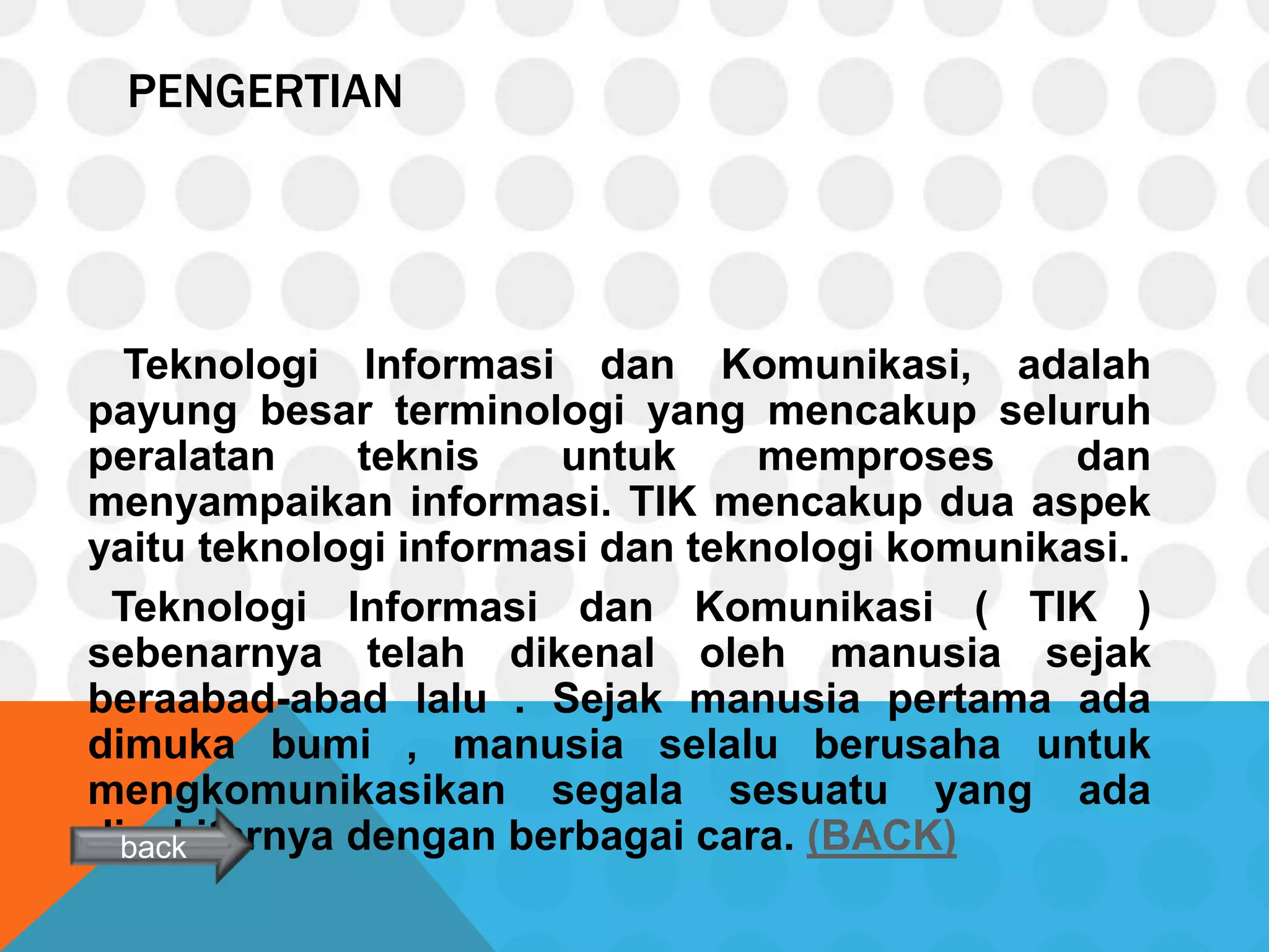Teknologi informasi dan komunikasi | PPT