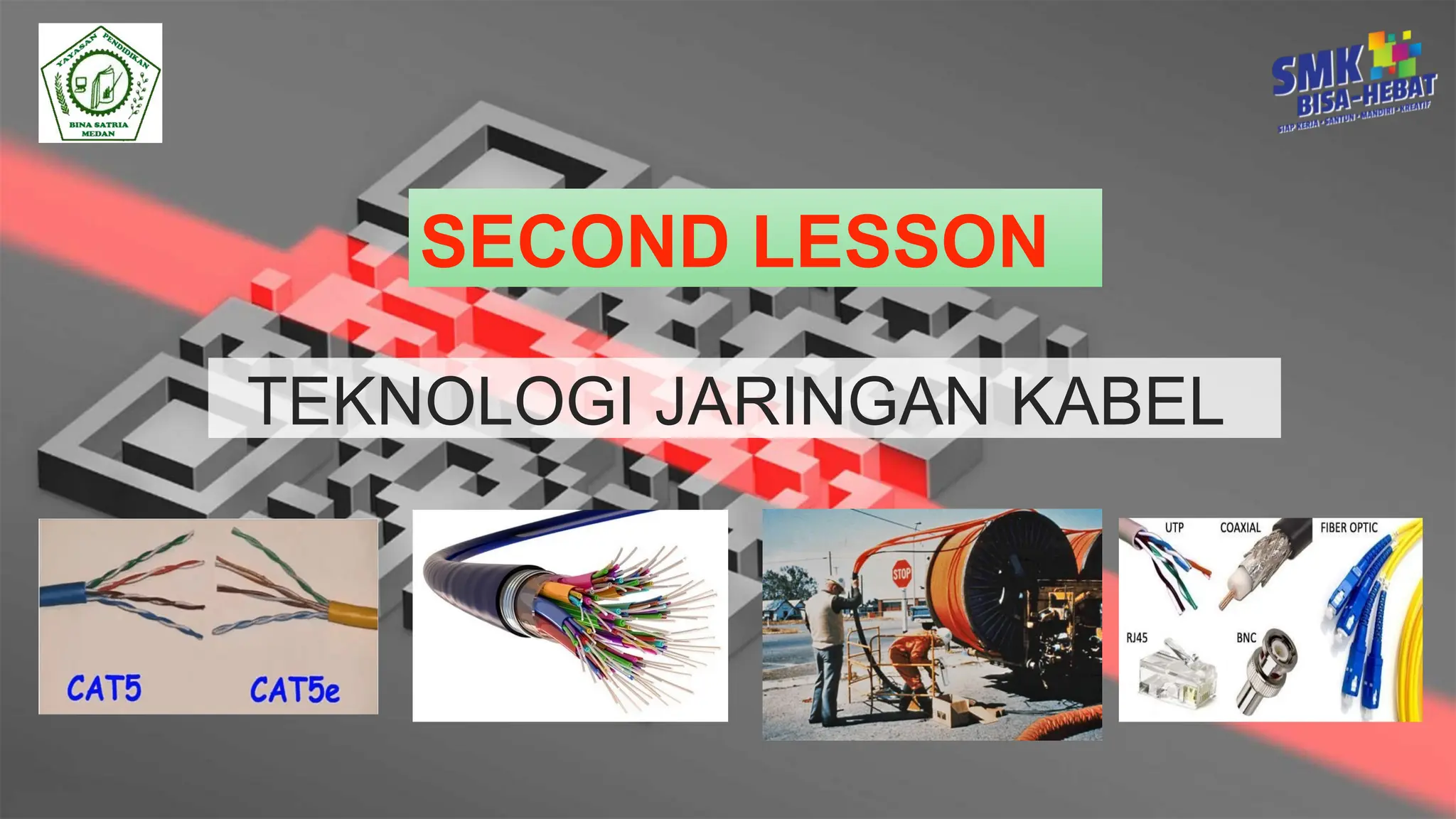 TEKNOLOGI JARINGAN KABEL dan juga NIRKABEL | PPTX
