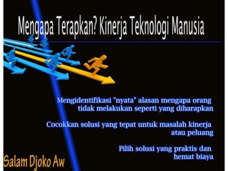 TERMINOLOGI TEKNOLOGI KINERJA MANUSIA HPT-DJOKO AW | PPTX