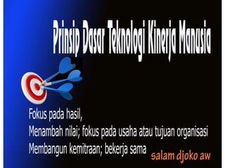 TERMINOLOGI TEKNOLOGI KINERJA MANUSIA HPT-DJOKO AW | PPTX