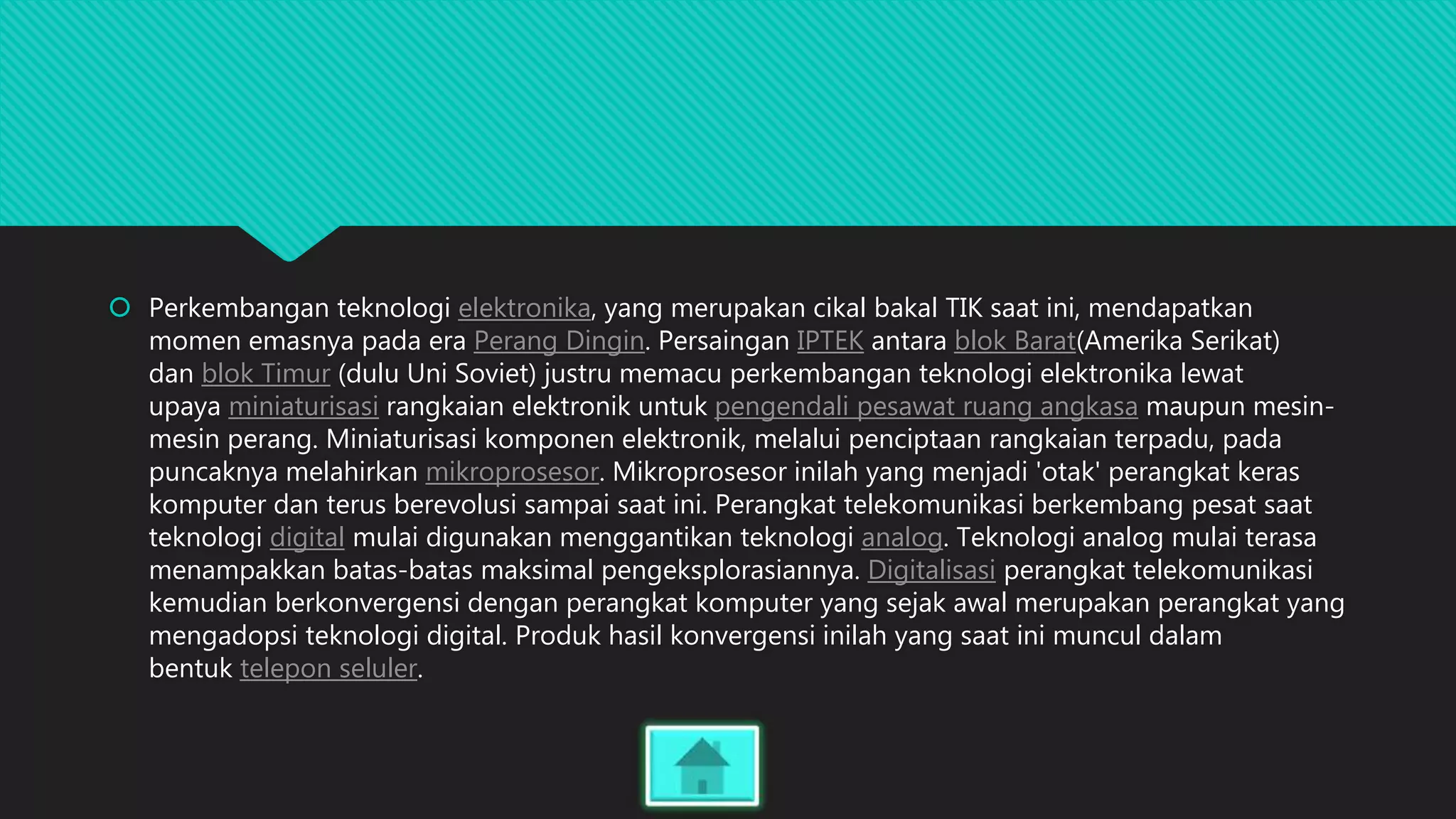 Teknologi informasi dan komunikasi | PPT