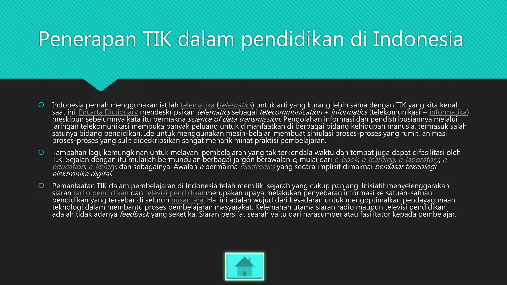 Teknologi informasi dan komunikasi | PPT