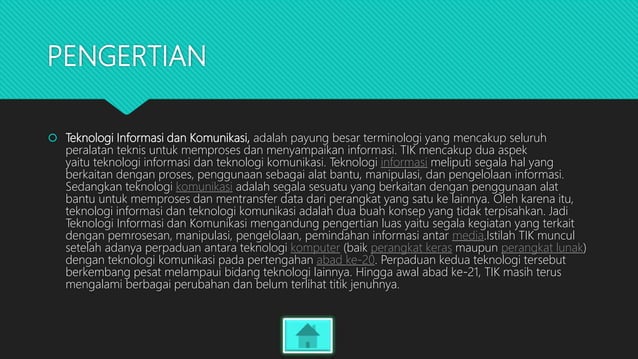Teknologi informasi dan komunikasi | PPT