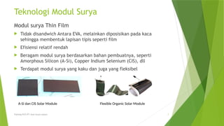 Teknologi Modul pembangkit listrik tenaga surya.pptx