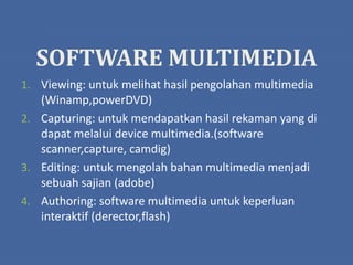 Teknologi multimedia | PPTX