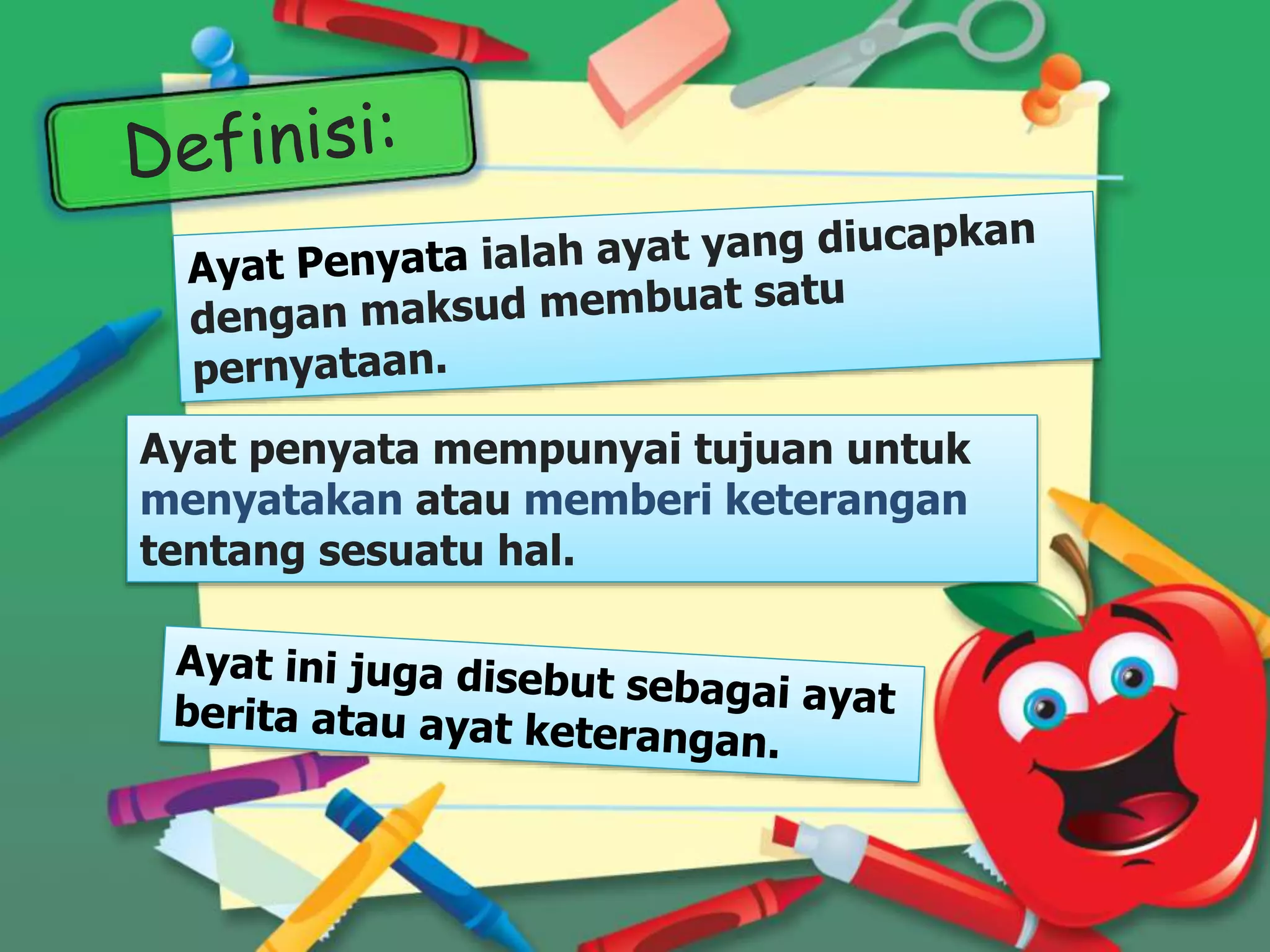 Jenis-Jenis Ayat | PPTX