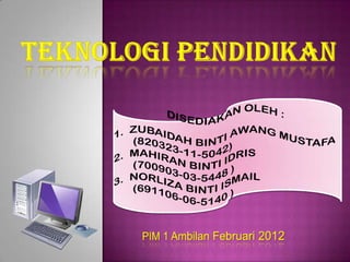 Konsep dan Domain Teknologi pendidikan | PPTX
