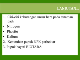 Teknologi pengembangan sistem surjan | PPTX
