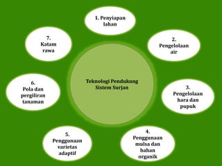 Teknologi pengembangan sistem surjan | PPTX