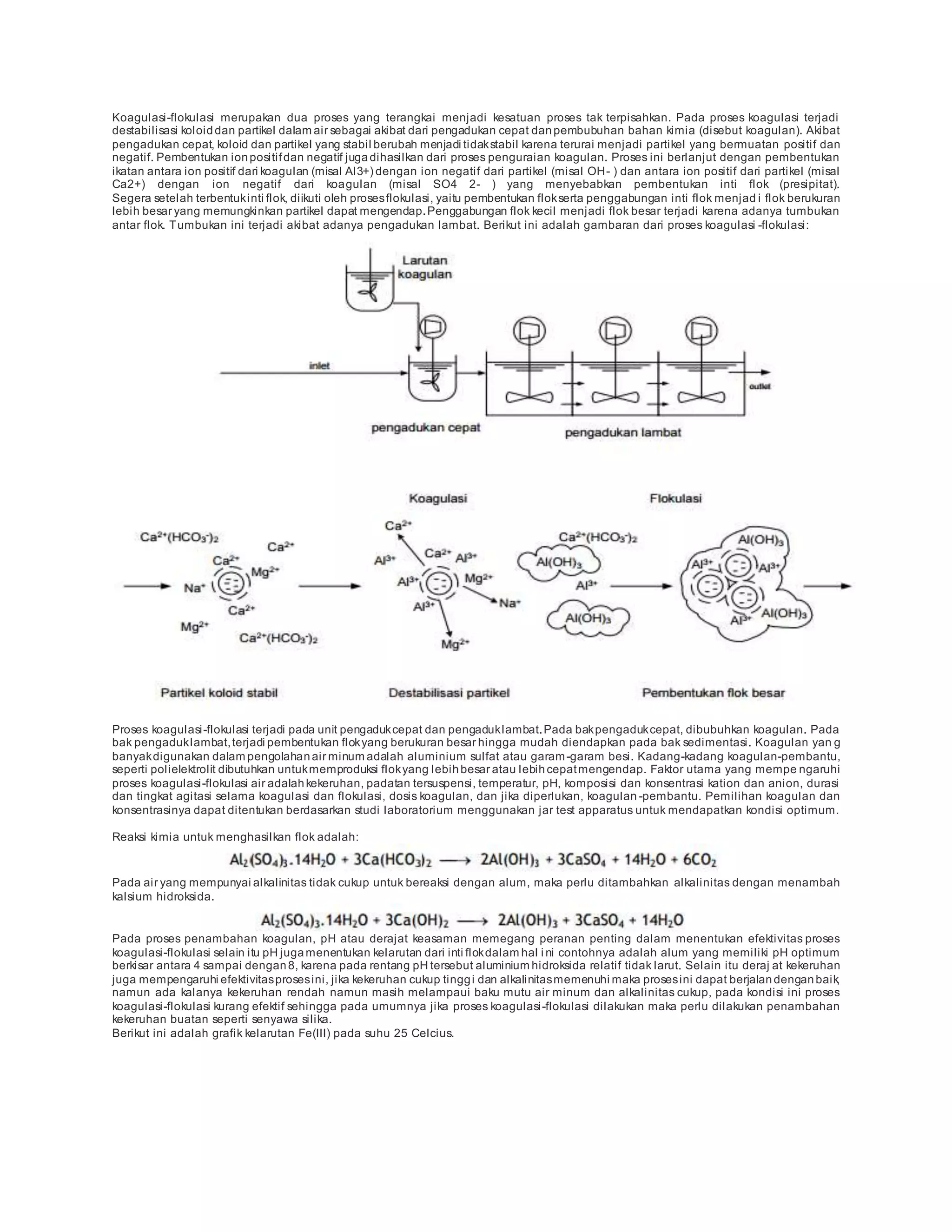 Teknologi pengolahan air bersih dengan proses saringan pasir lambat | DOCX