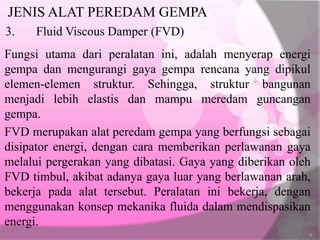 Teknologi peredam gempa | PPTX