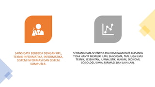 Pemaparan Rencana Produ Teknologi Sains Data | PPTX