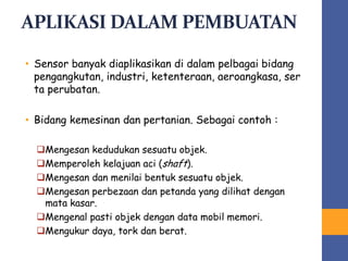 Teknologi sensor | PPTX