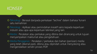 Teknologi untuk pdp - EDUP3053 | PPT