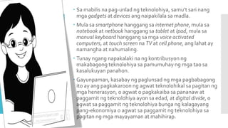 Teknolohiya | PPTX