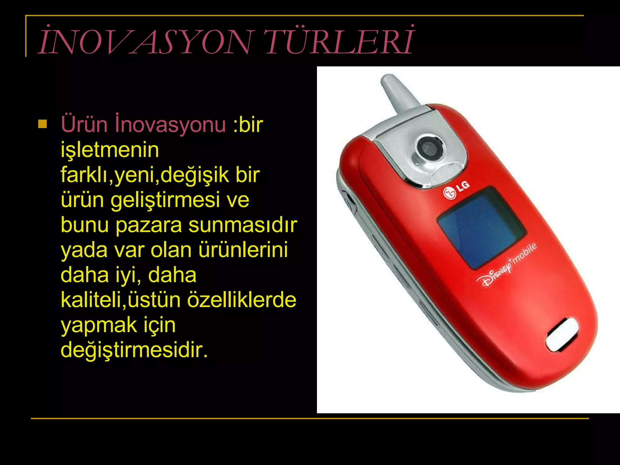 Teknoloji ve Tasarım Dersi inovasyon sunusu | PPT