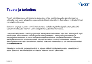 Tekoäly käsitekartta VTT 2018 | PPT