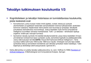 Tekoäly käsitekartta VTT 2018 | PPT