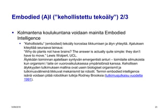 Tekoäly käsitekartta VTT 2018 | PPT