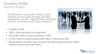 Tek partners managed services solutions | PPT