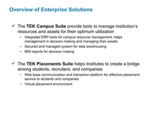 TEKnowledge HUT Overview | PPT