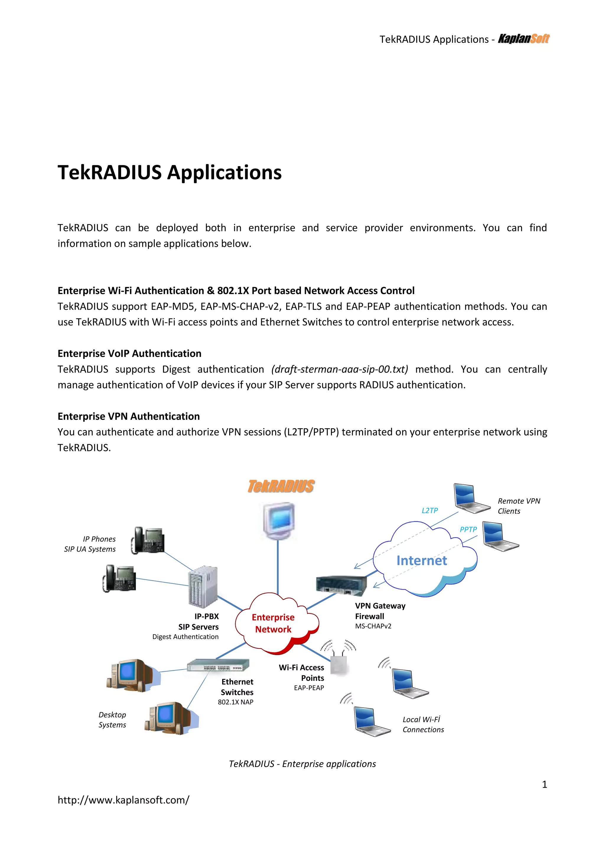 TekRADIUS applications | PDF | Internet | Computing