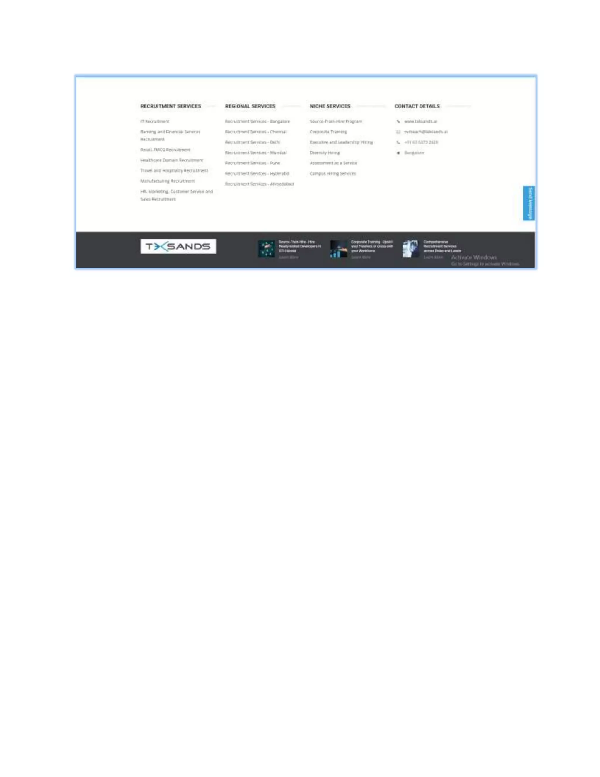 Teksands Sevices document .docx
