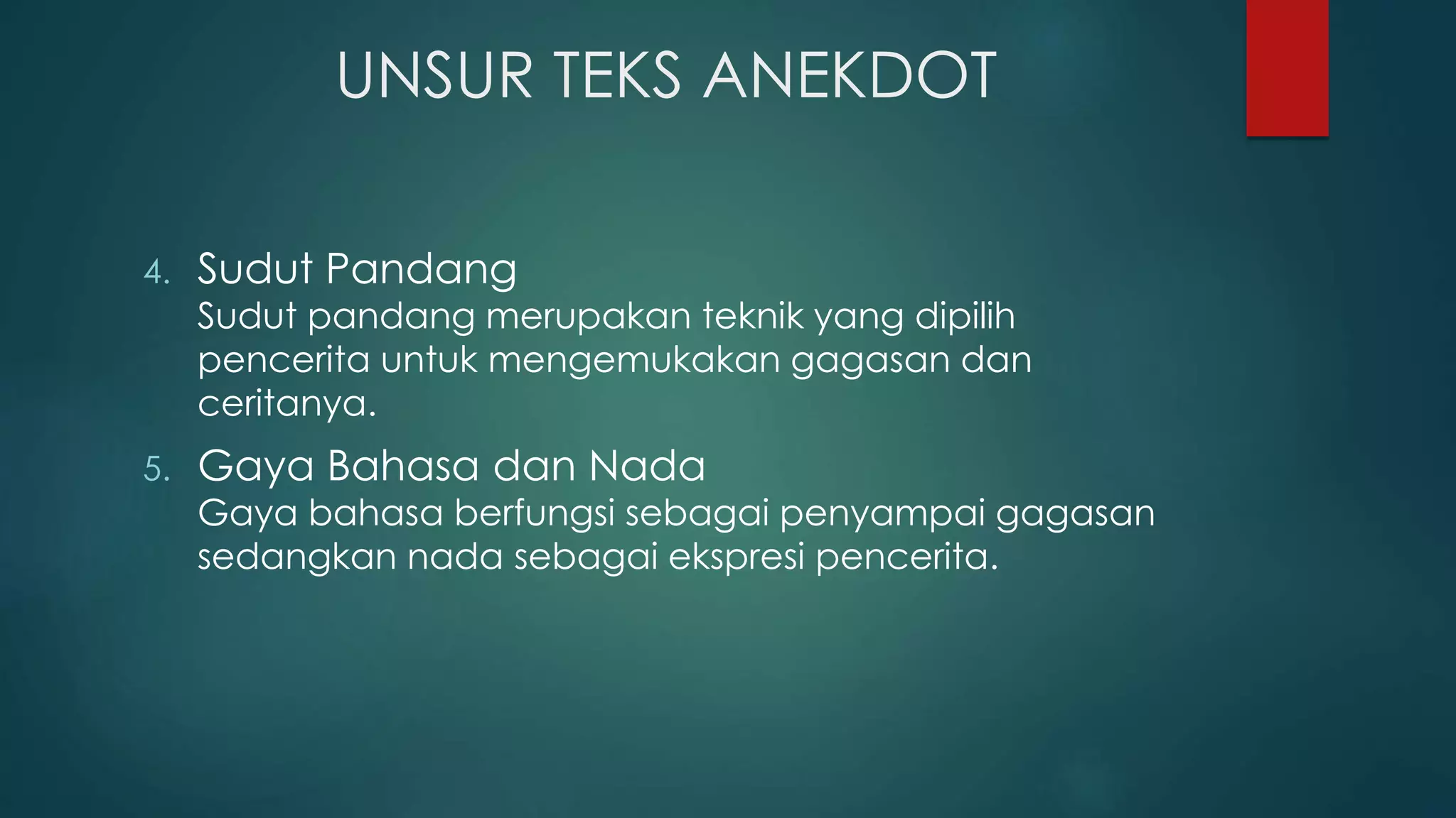 TEKS ANEKDOT (BAHASA INDONESIA) | PPTX