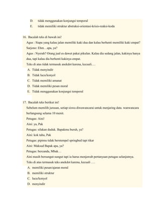 Teks anekdote | PDF