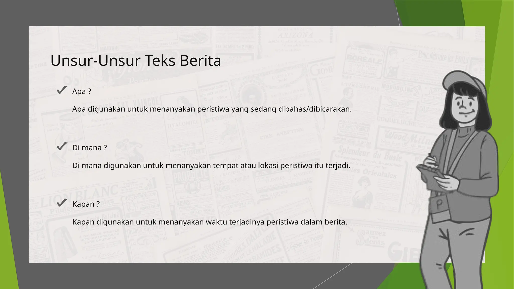 teks berita kurmer kelas VII.pptx struktur,unsur, jenis | PPT