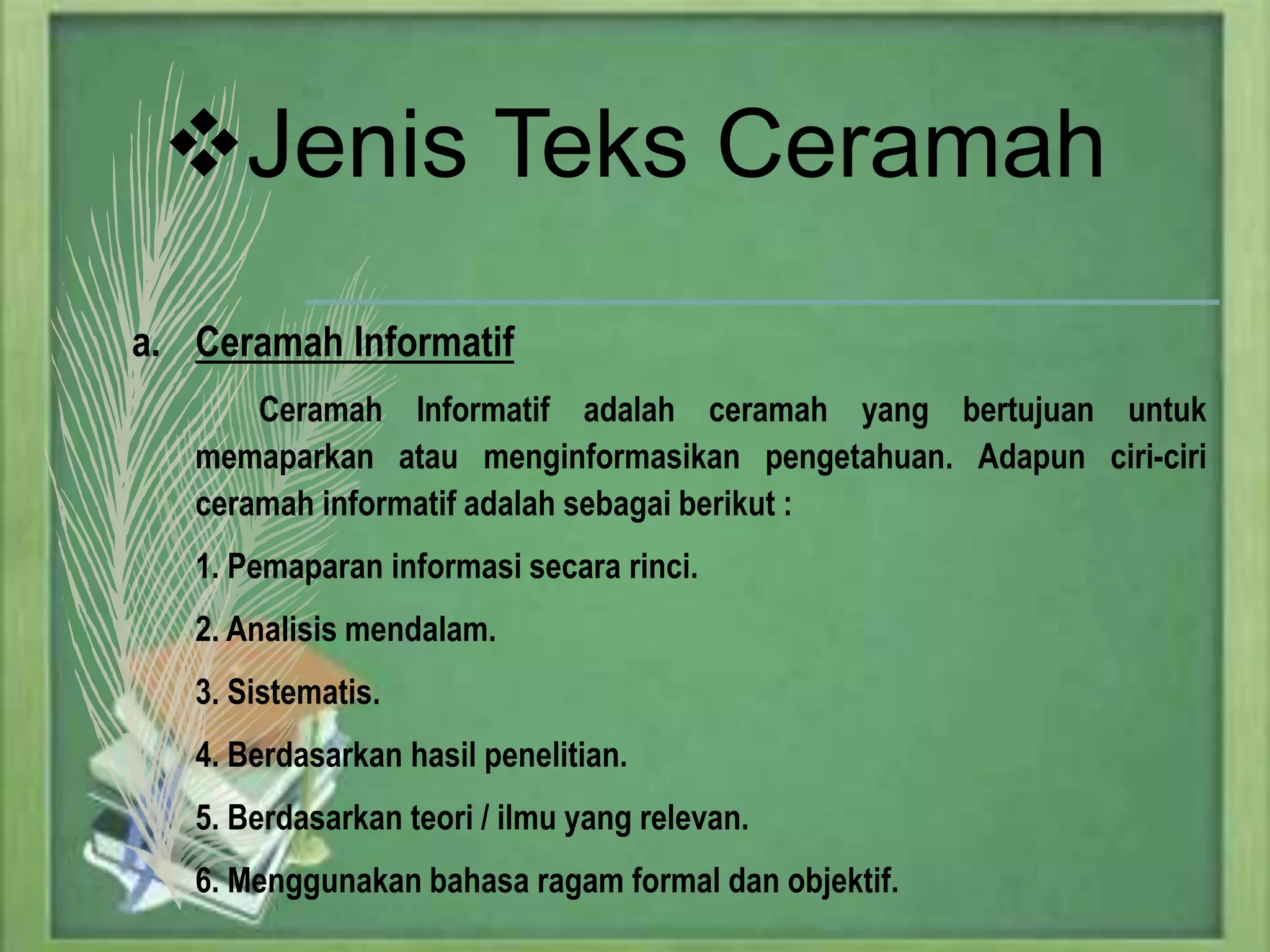 Teks ceramah | PPTX