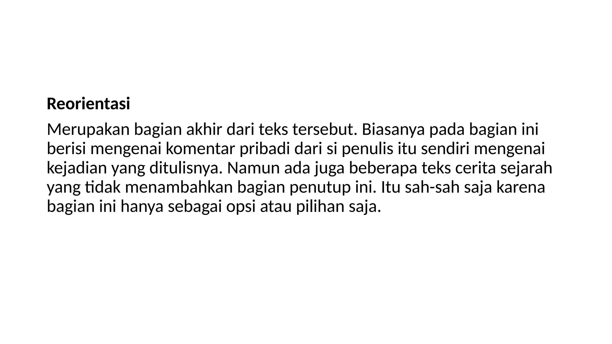 TEKS CERIta yng ada dimuka bumi ini dengan | PPTX