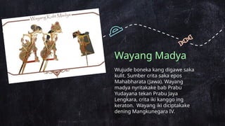 TEKS CRITA WAYANG Bahasa jawa kelas Sepuluh | PPTX