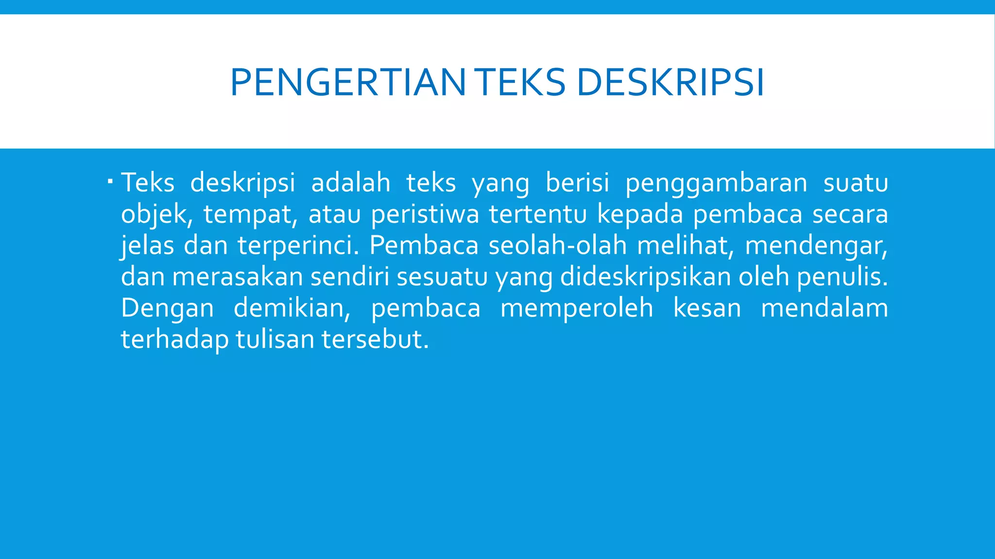 Teks deskripsi | PPTX