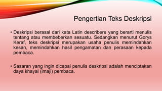 Teks deskripsi | PPTX