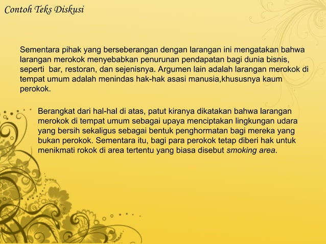 Teks Diskusi untuk Materi Kelas IX PP.ppt